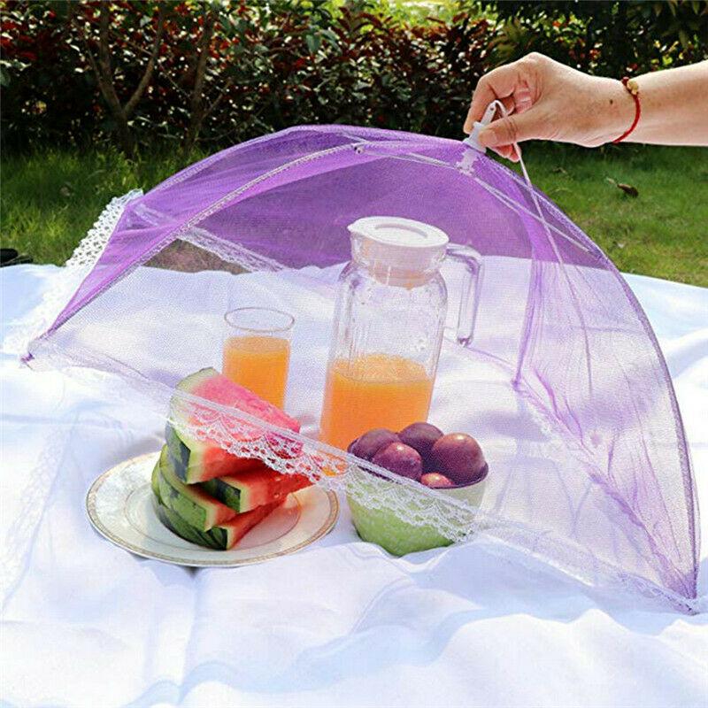 Buy Mesh Foldable Food Cover Anti Fly Mosquito Table Food Cover Picnic ...