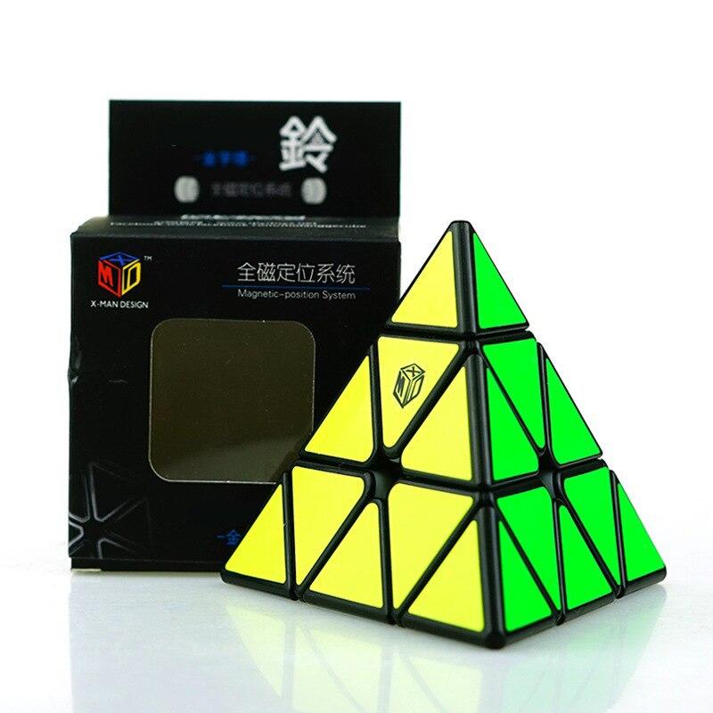 Buy Pyramid Triangle Magic Cube X -Man Bell Magnetic Magic Cube Qiyi ...