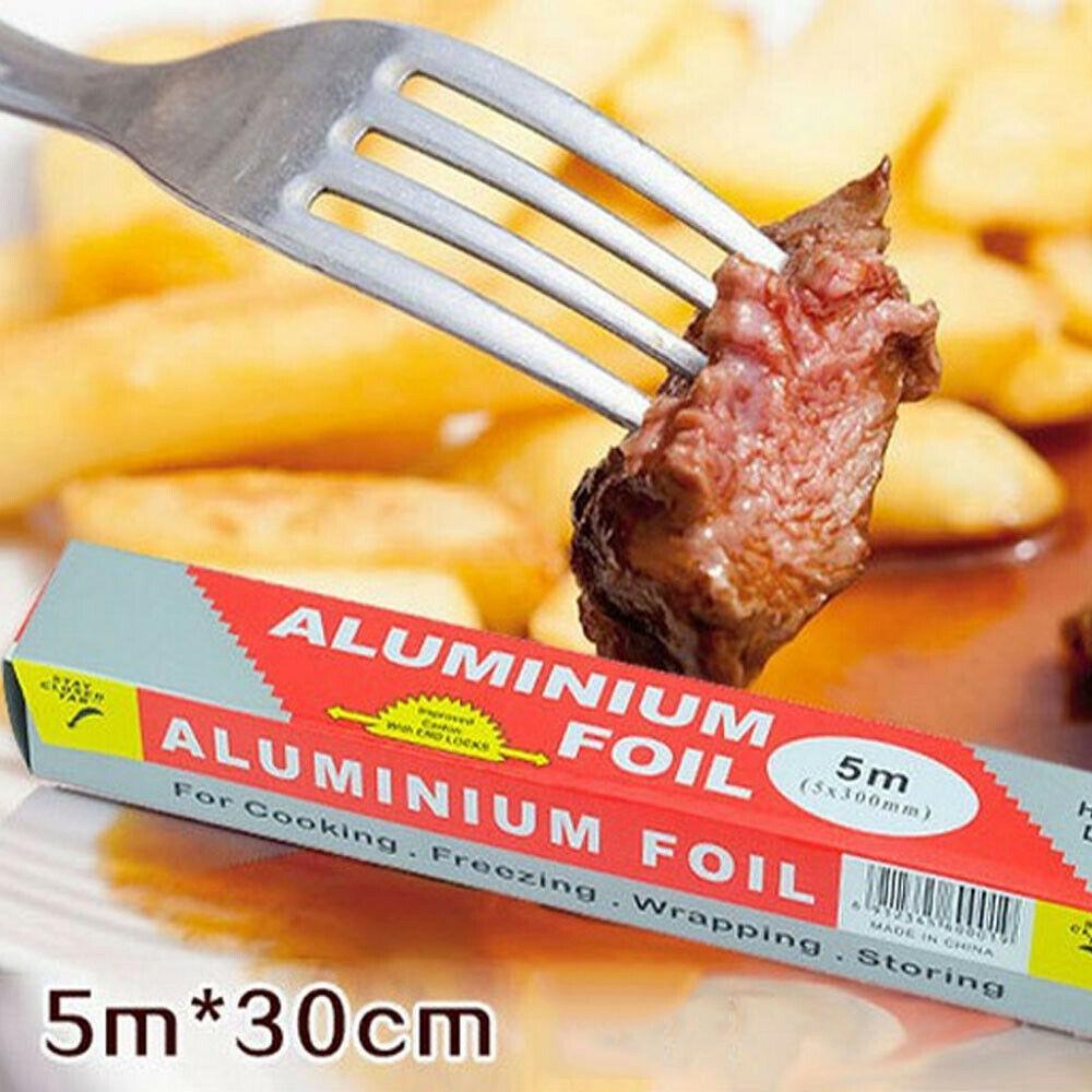 Non Stick Aluminum Foil Tinfoil Paper Roll Tin Foil Oven Microwave ...