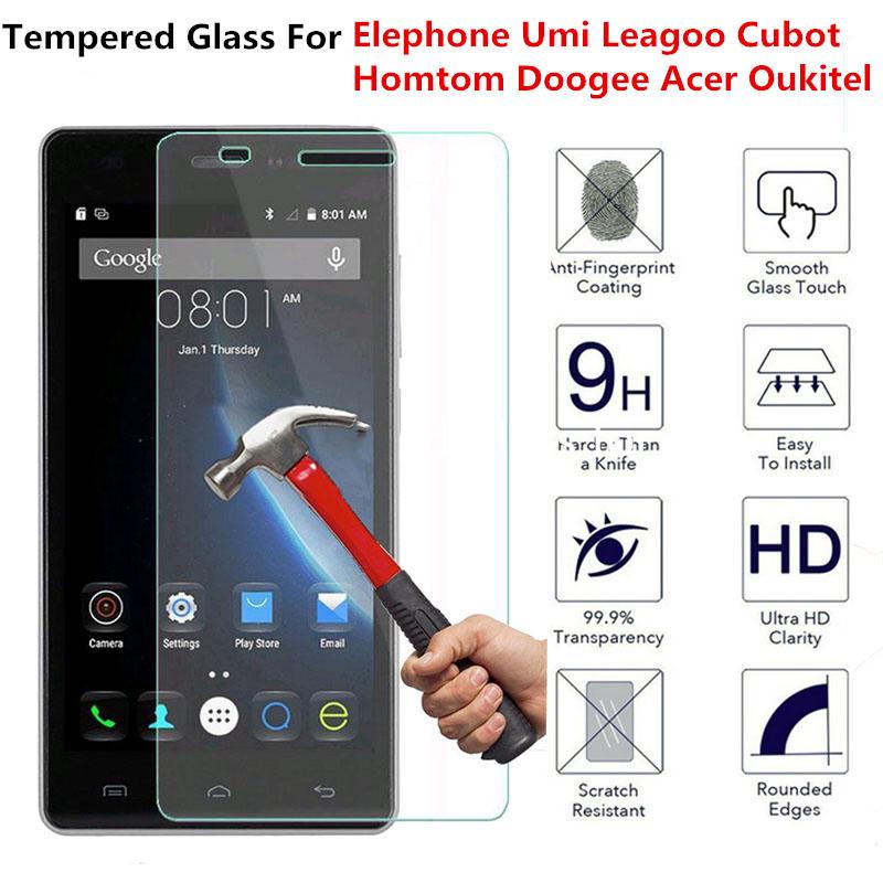 Buy 9H Ultrathin Tempered Glass Screen Protector Film For Doogee Homtom ...