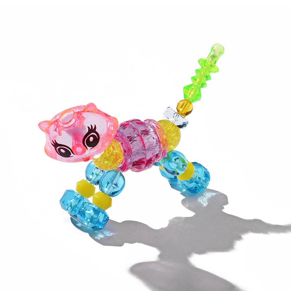 Buy Cute Shape-shifting Magic Animal Design Bracelet Crystal Beaded Pet ...