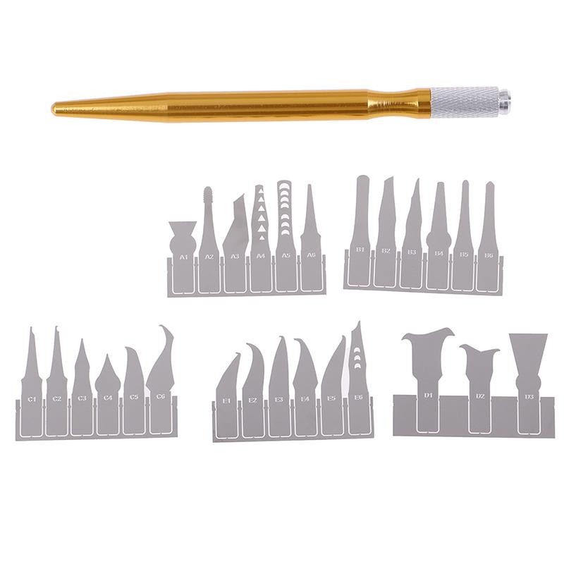 27 In 1 IC Chip Repair Thin Blade Tool CPU Metal Remover Graver uygun ...