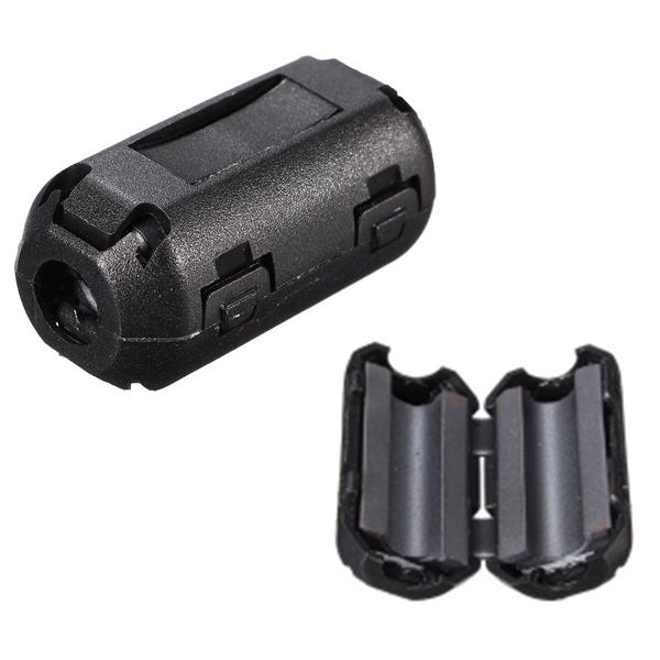 Buy 1pc EMI RFI 5mm Audio Data Cable Wire Filter Snap Around Ferrite ...