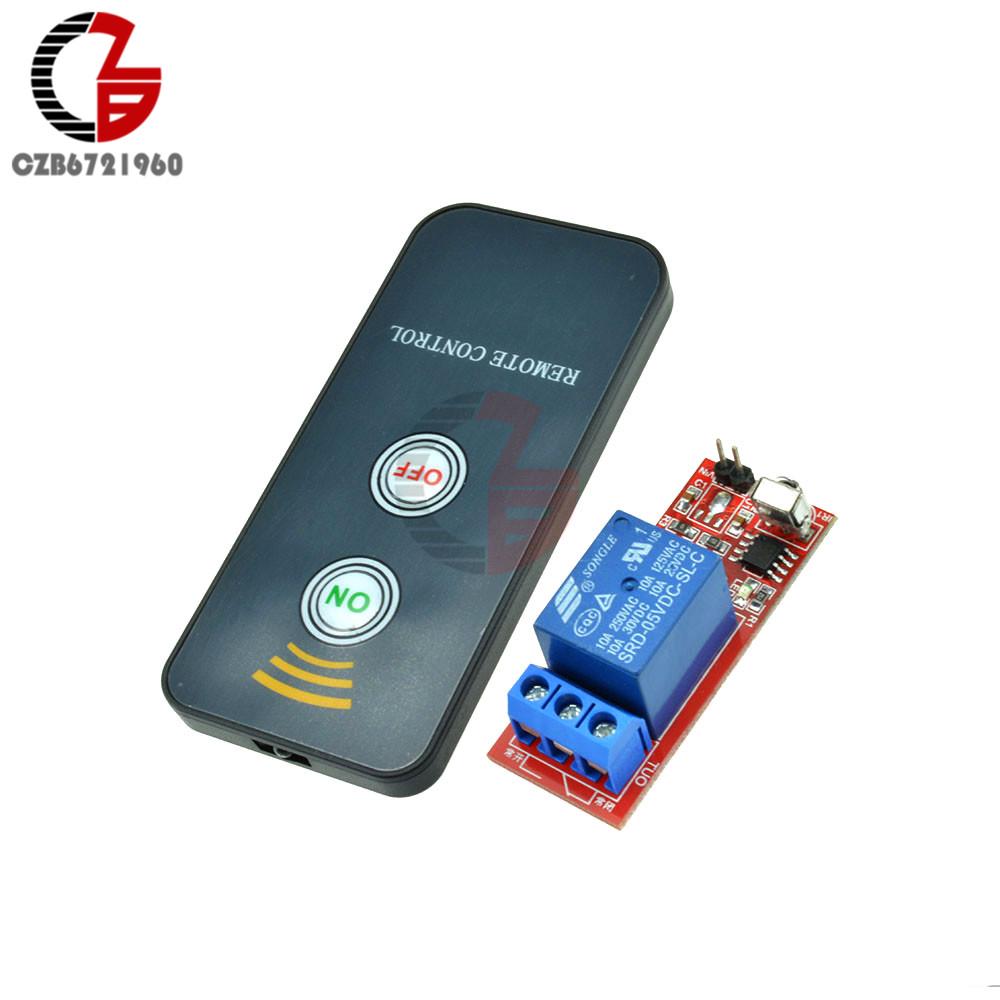 Buy DC 5V 1 Channel Relay Module Infrared IR Remote Switch Relay ...
