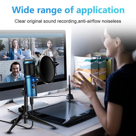 Buy USB Microphone Plug and Play High Sensitivity Universal Durable ...