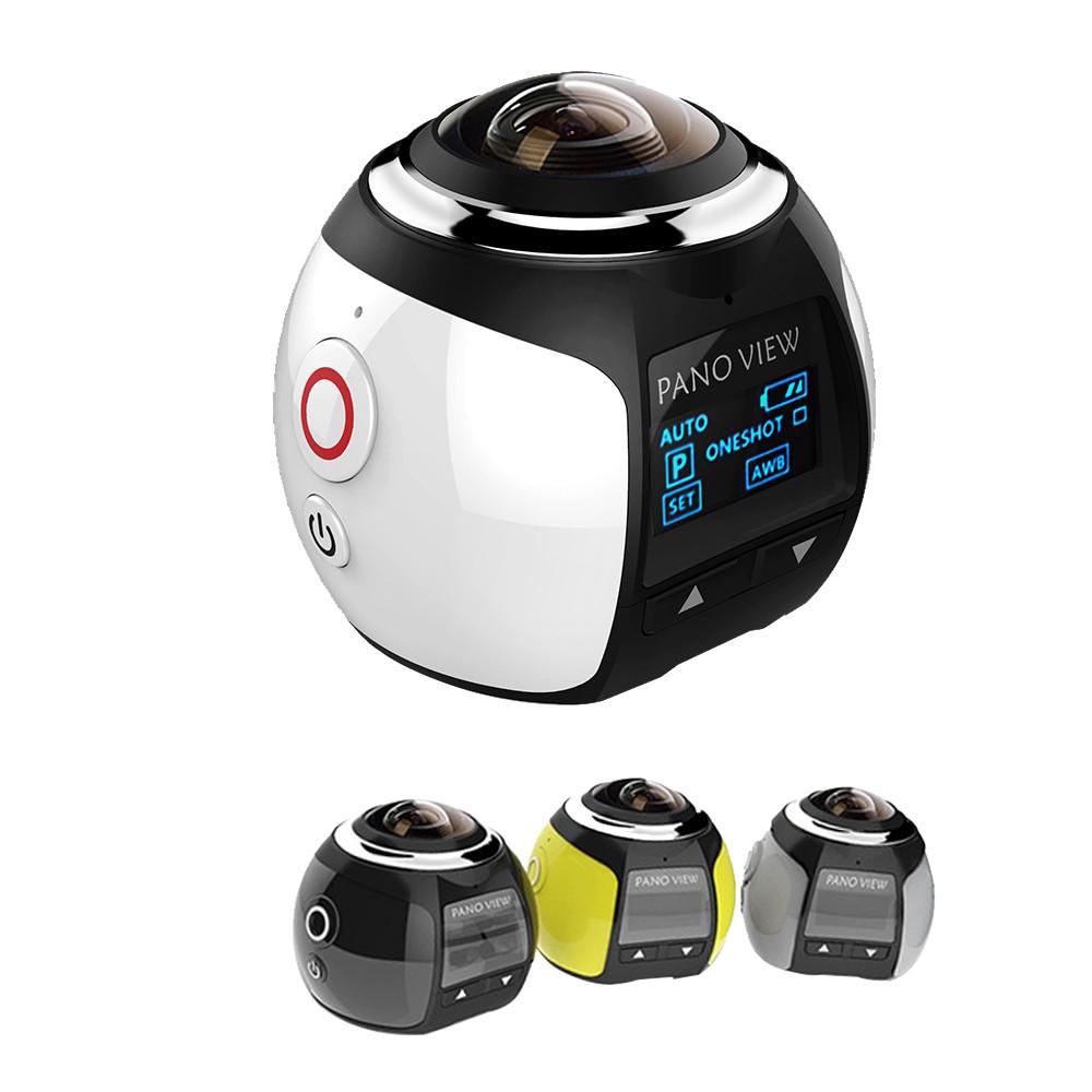 Buy PanoView V1 360 Degree Panoramic Camera Wifi 4K 16M Virtual Reality ...