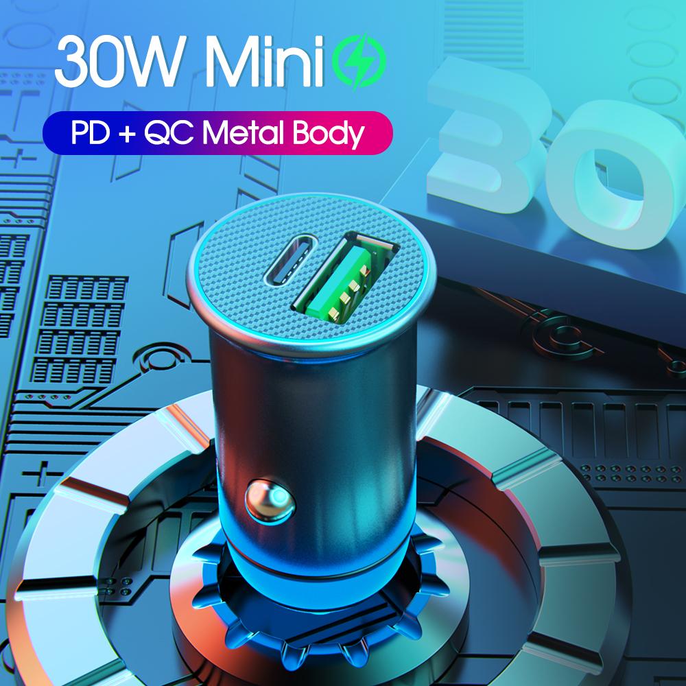 Buy USB Car Charger ROCK 5V 4.8A 30W PD 3.0 Fast Charging Voltage ...