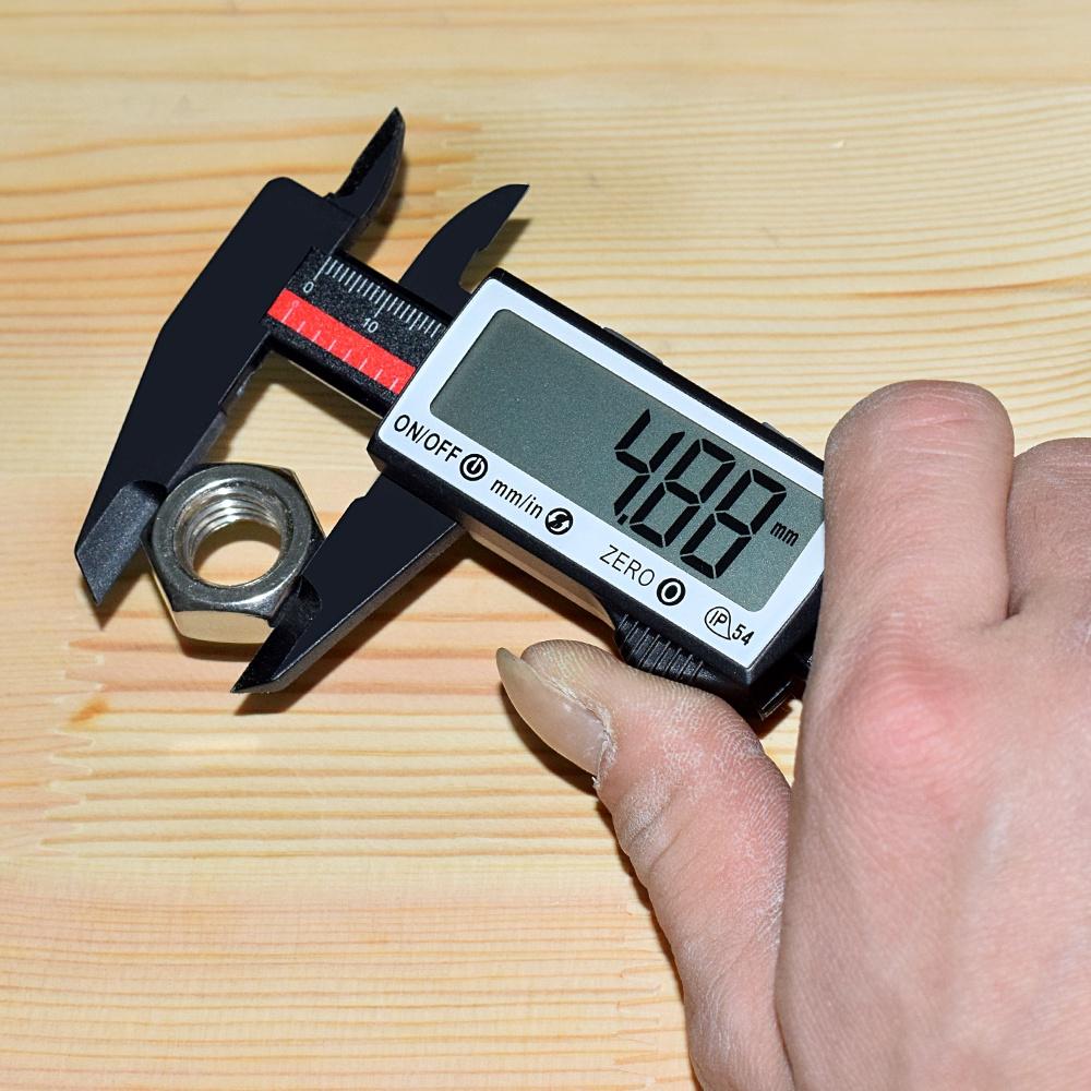 Buy Touch Digital Caliper Carbon Fiber Ruler Extra Large LCD Screen ...