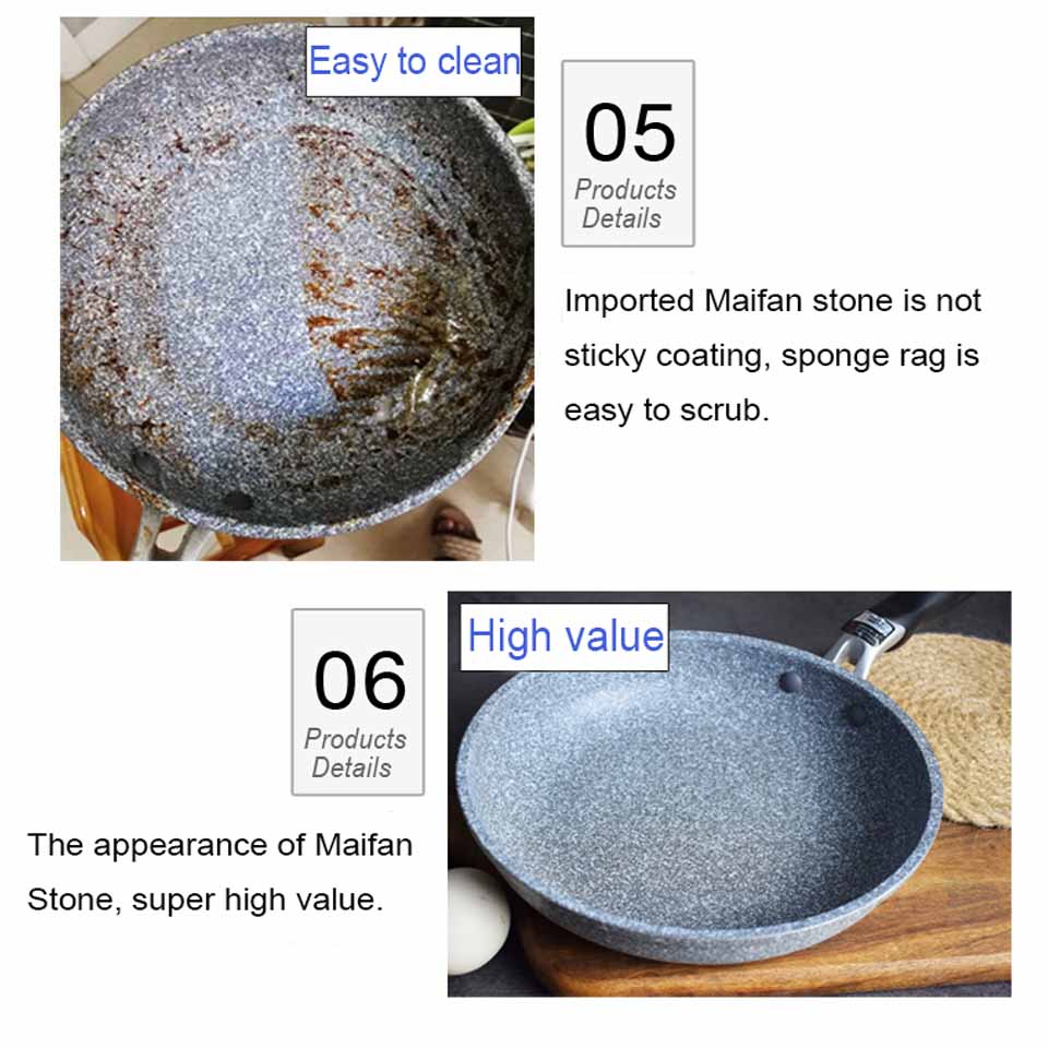 Cheap TEENRA 20Cm Japanese Style Frying pan Non-stick Pot Aluminum ...