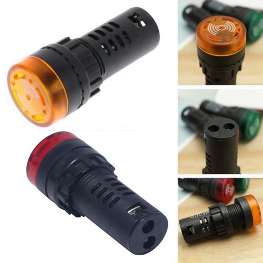 LED AD16-22SM Red Green Yellow Buzzer Lamp Flash Alarm Indicator Signal ...