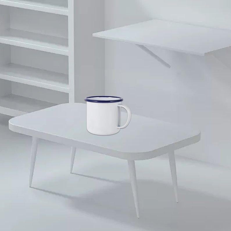 Buy Con Thickened Crimping Enamel Mug Retro Nostalgic Water Cup ...