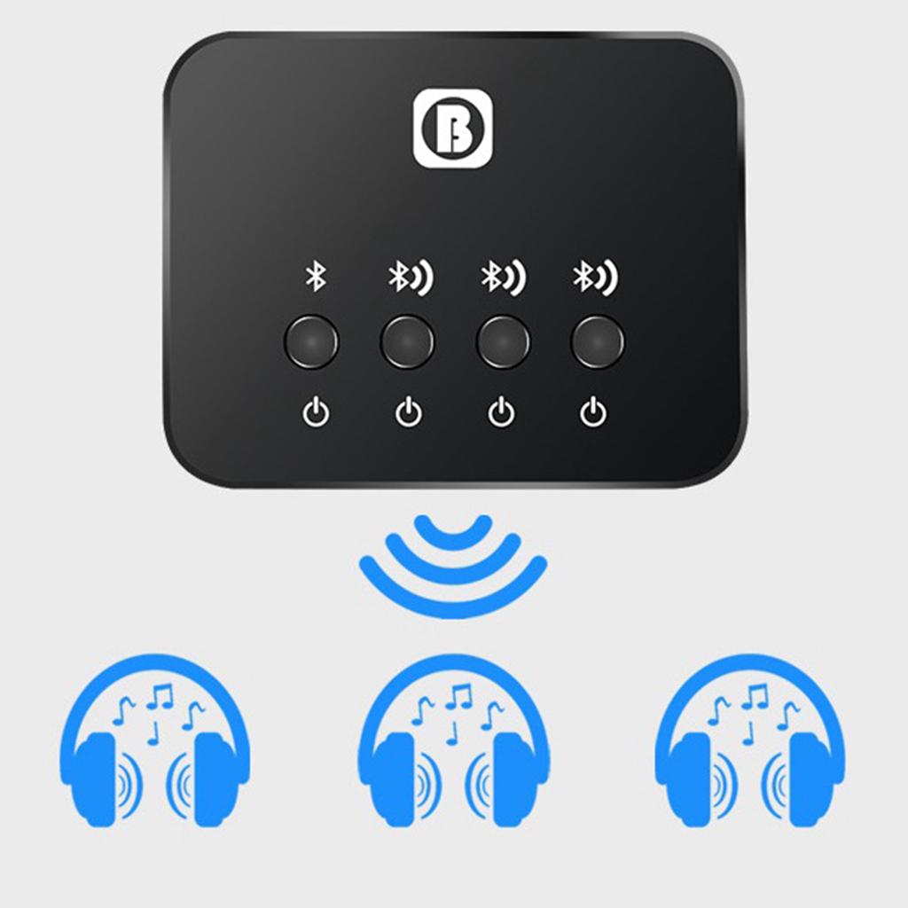 Wireless Bluetooth Audio Receiver Splitter Sharing Device Up to 3 ...