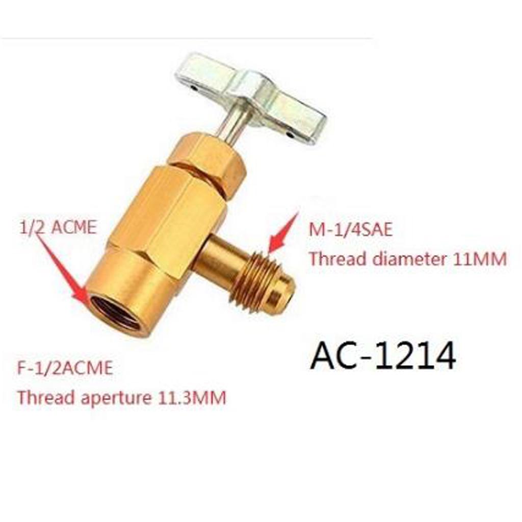 Buy Alloy R134a R134 AC Interdynamics DV134 CAN TAP Dispensing Valve ...