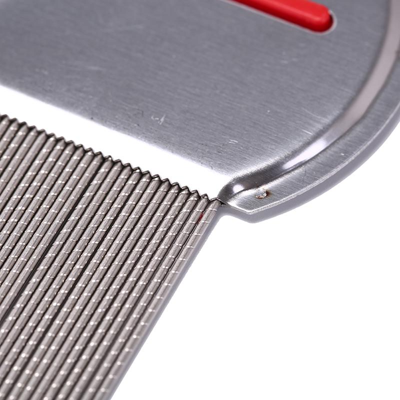 Buy Stainless Steel Lice Comb Kids Hair Rid Headlice Thread Teeth ...