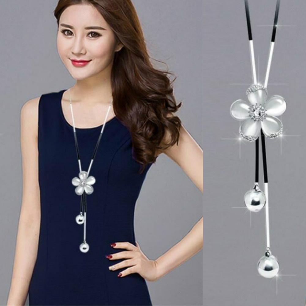 Buy Fashion Long Necklace Sweater Chain Fashion Metallic Chain ...
