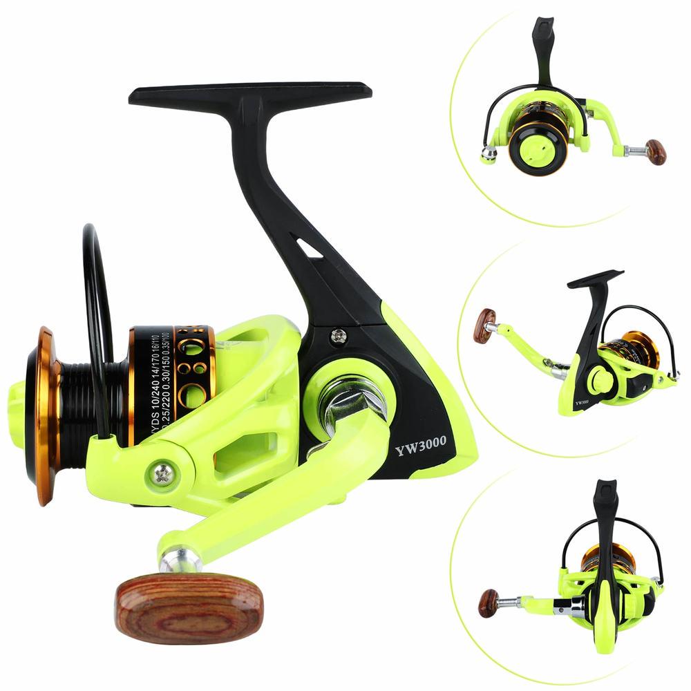 Buy Fishing Reel 5.0:1 Smooth Spinning Reel 10kg Drag Power 12BB ...