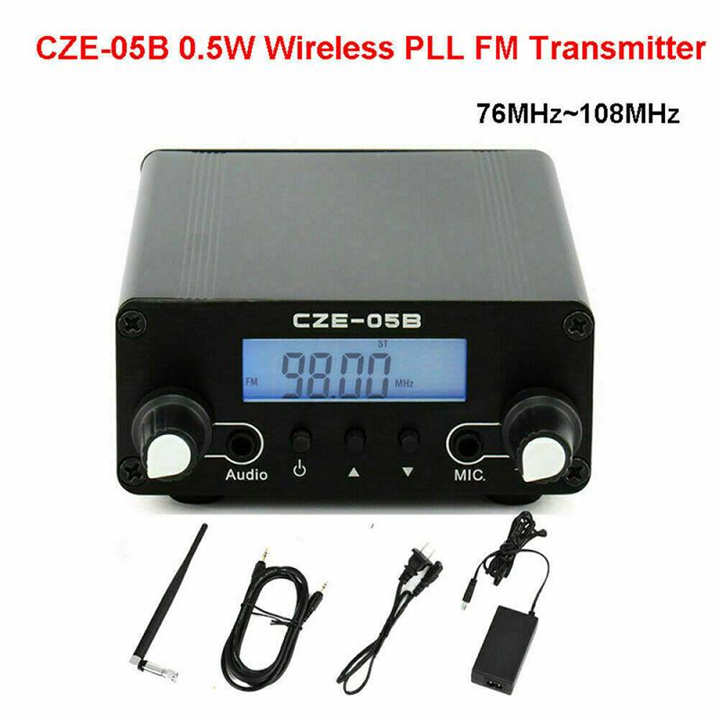 Buy Cze-05B 0.5W Wireless Pll Fm Transmitter 76Mhz~108Mhz Antenna Home Broadcast Lcd at ...