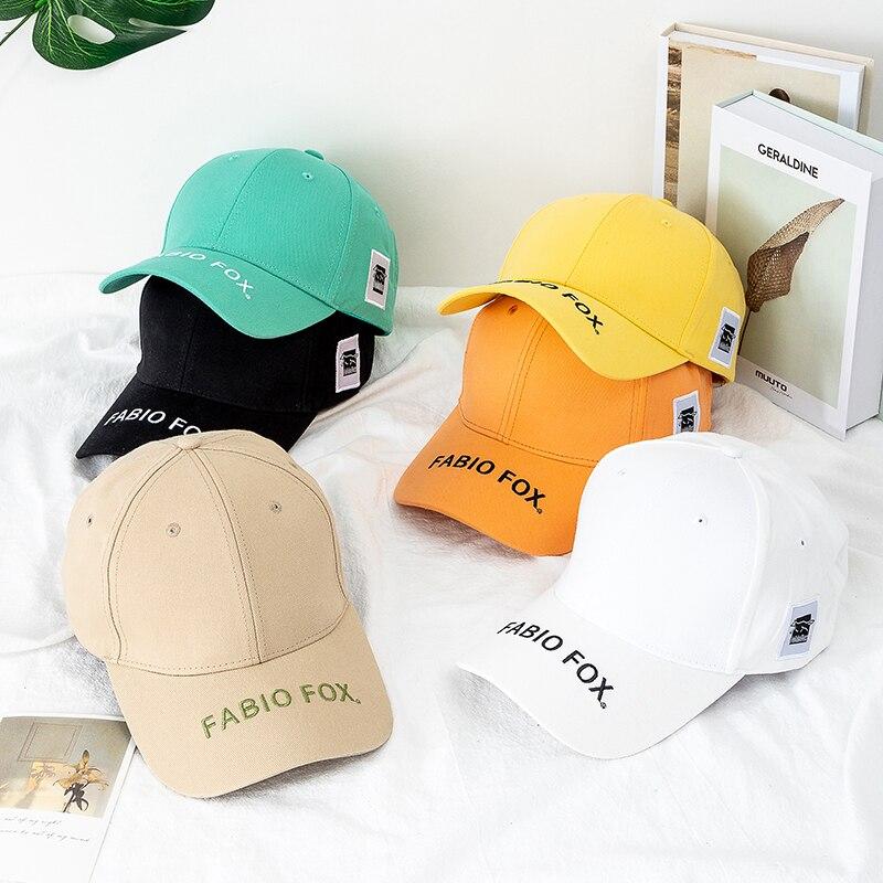 New Unisex Stylish Cap Cotton Hats For Women Fashion Kpop Baseball Cap ...
