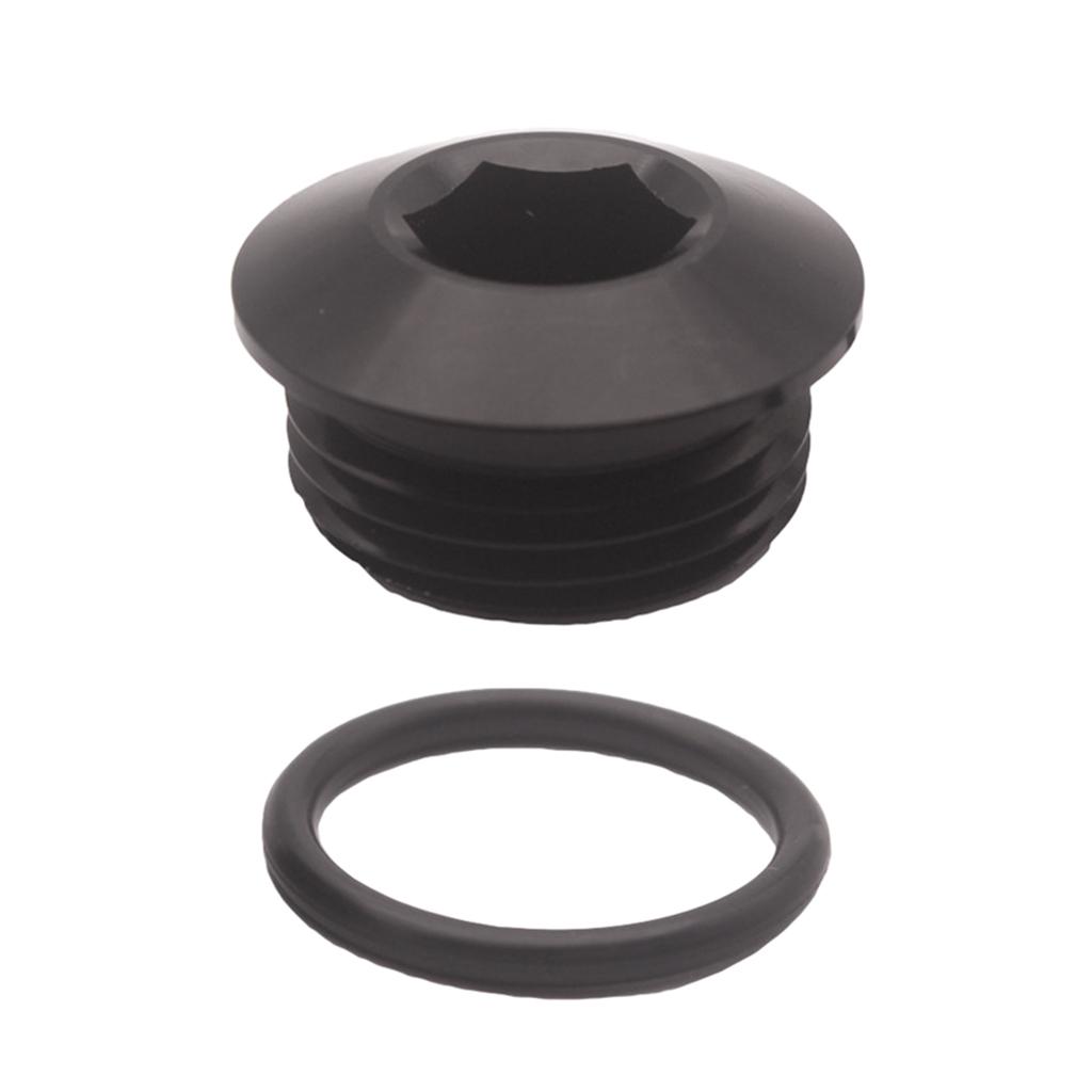 Buy Alloy Aluminum 12 AN ORB Plug With O Ring Spherical Socket Black at ...