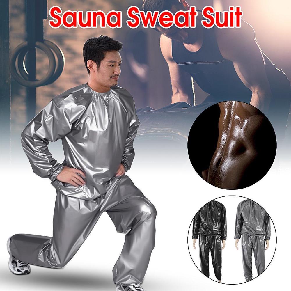 Buy Unisex Heavy Duty Sauna Sweat Suit Training Fitness Weight Loss ...