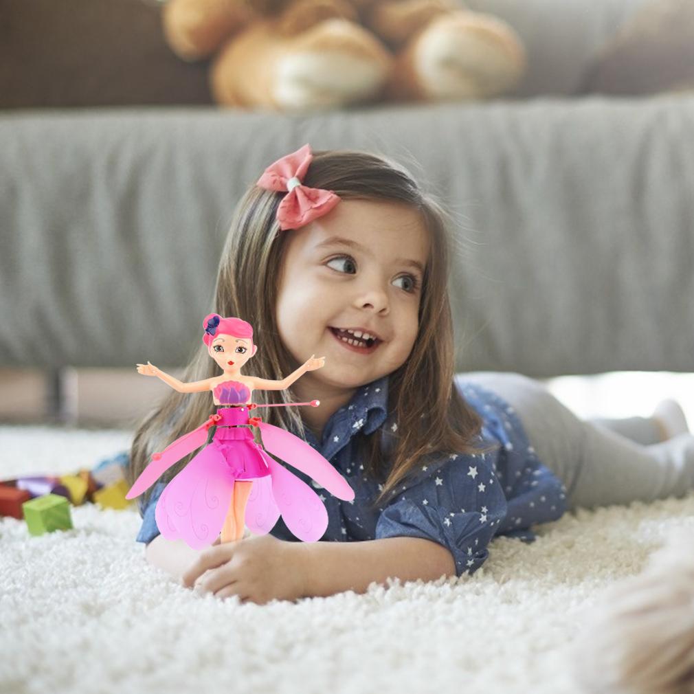 Buy XXGG Children Kids Fairy Flying Dolls Funy USB Infrared Induction ...