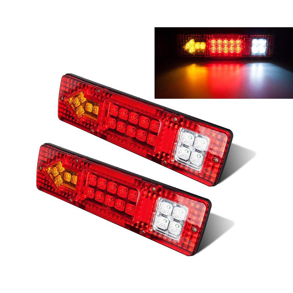 12V 19 LED Kamyon Arka Stop Lambası Gösterge Lambası Römork Fren Durdurma Dönüş Kuyruk Işık ...