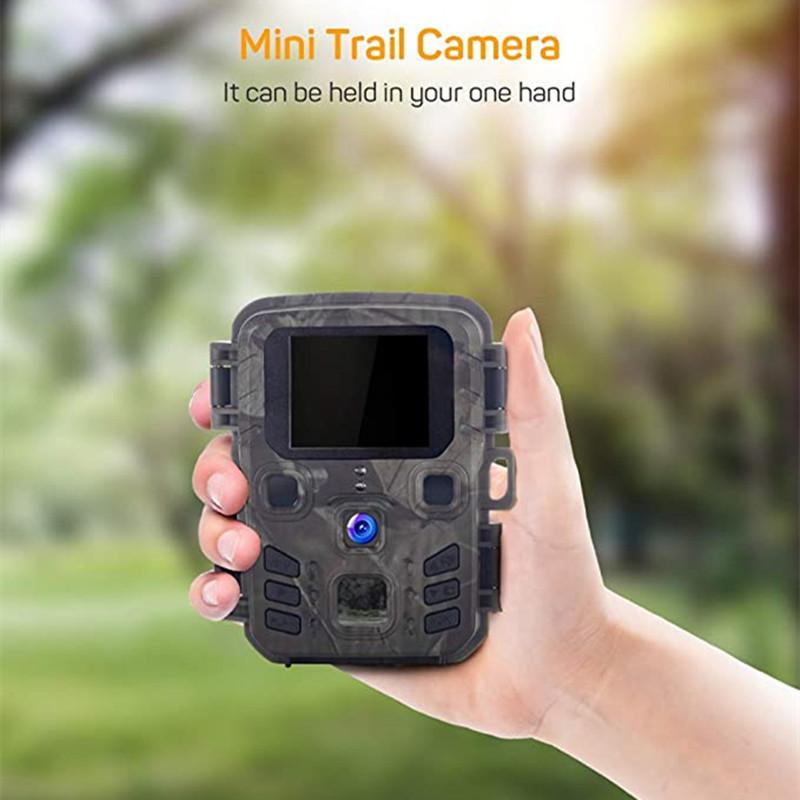 MINI Hunting Trail Camera 12MP 1080P Night Vision 0.45s Trigger Time ...