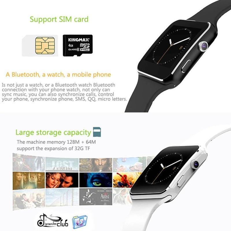Smart watch watches bluetooth HTC samsung camera sim for android phone ...