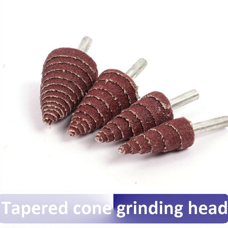 Buy 40pcs Tapered Cone Grinding Head Pointed Impeller Emery Clo at ...