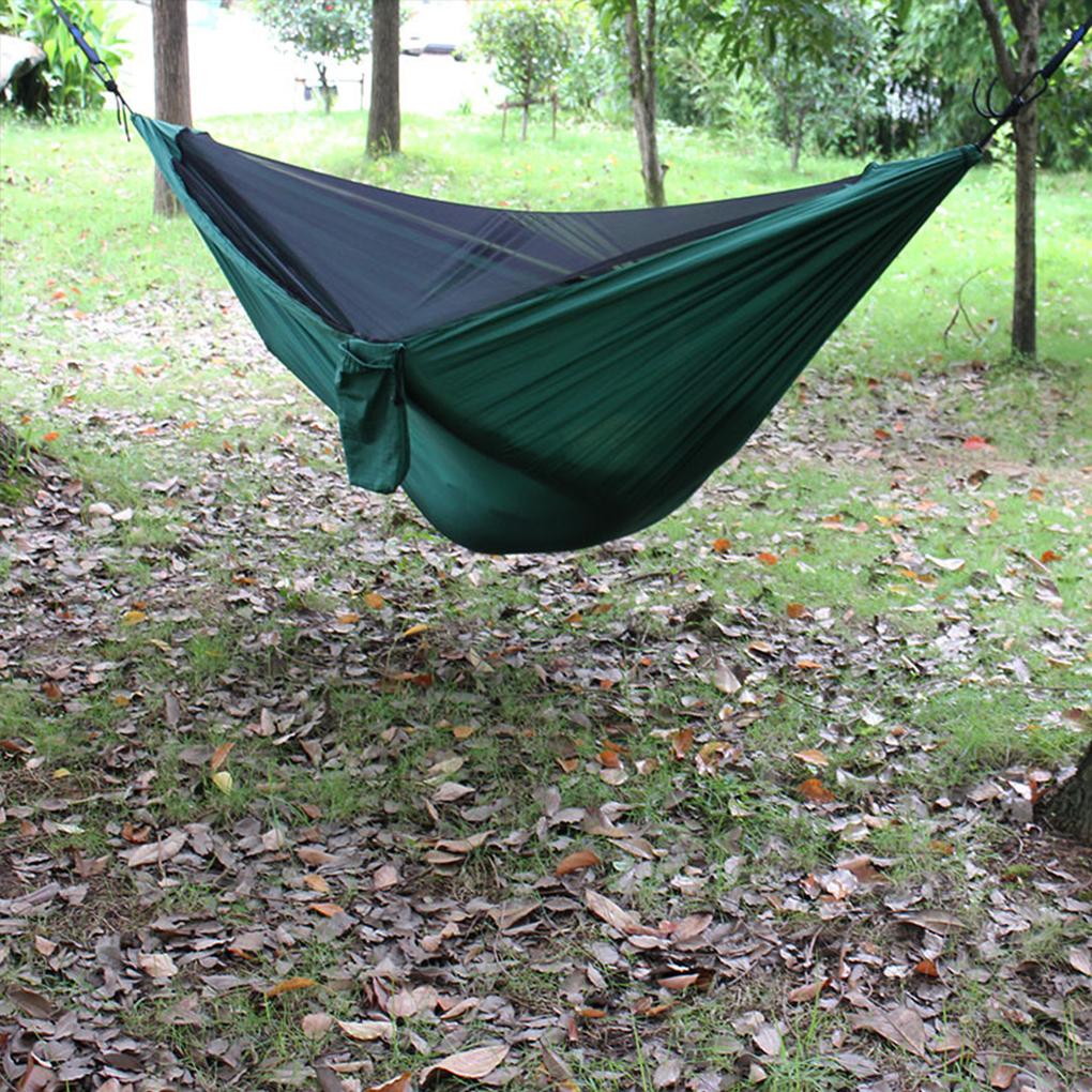 280x140cm Hammock with Mosquito Net Camping Hammock Hammocks Nylon ...
