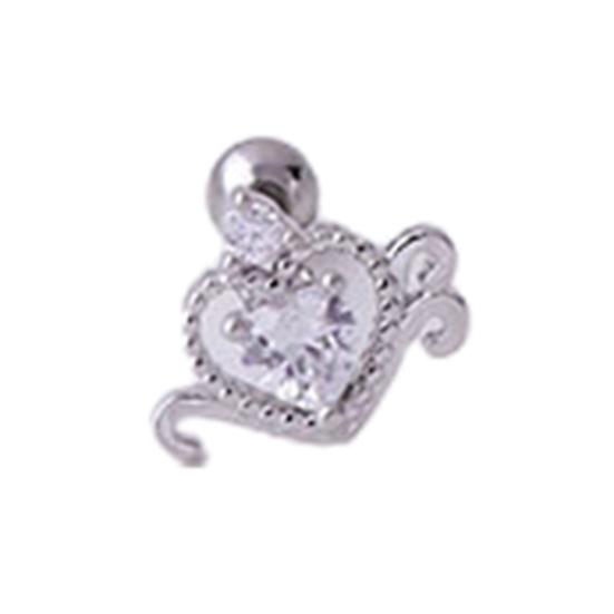 Satın alın 1Pc Cartilage Ear Stud Cubic Zirconia Inlaid Decoration Anti ...