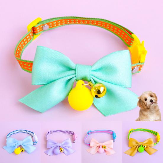 Buy Beautiful Pet Neck Bow Vibrant Color Dogs Cats Butterfly Bows ...