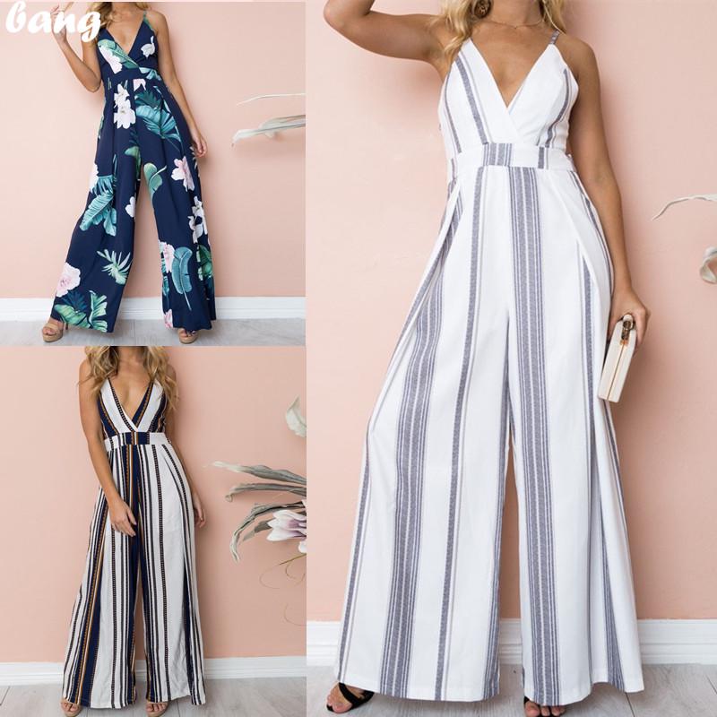 Buy BANG Womens Print Strappy Long Playsuits at affordable prices ...