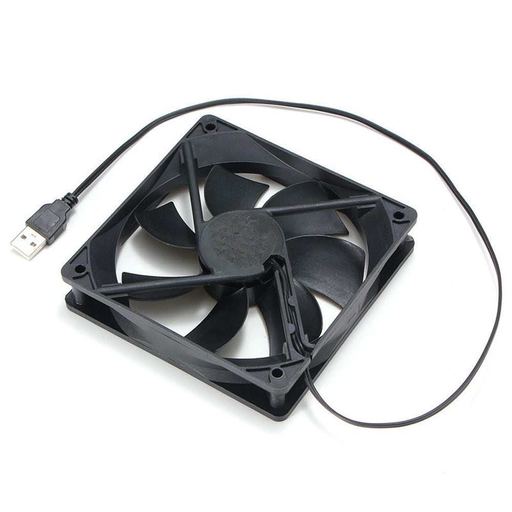 Buy USB Cooling Fan Silent Computer Cases PC CPU 5V 12X12X2.5cm Heat ...