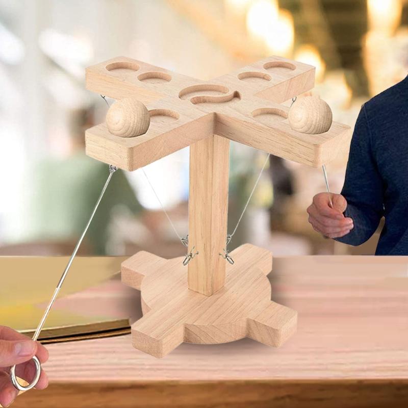 Buy Wooden Loop Throwing Hook Bars Drink Games 4-person Interactive ...