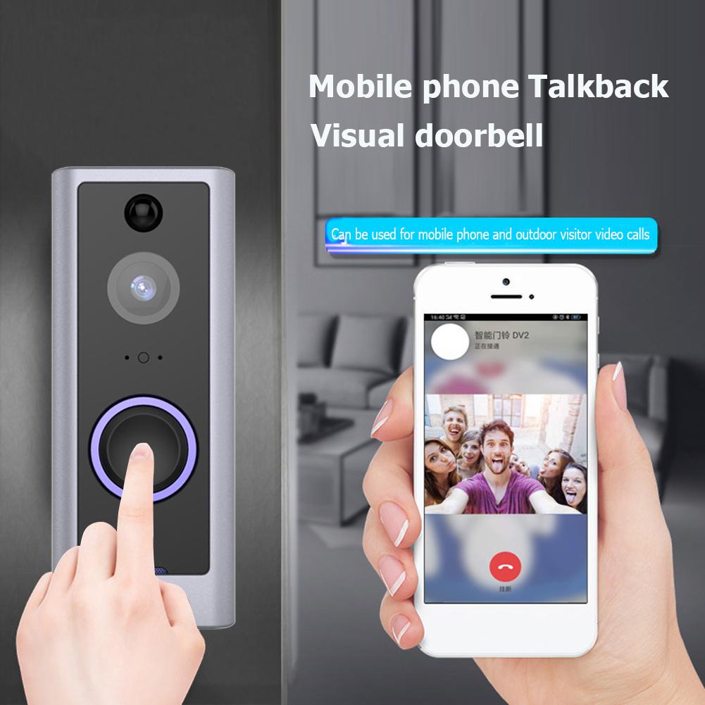 Buy D168 WiFi 720p Video Doorbell Door Phone Visual Intercom+ Chime EU ...