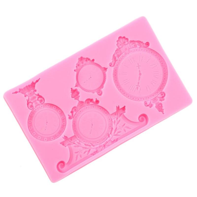 Buy Mechanical Clock Watch Silicone Molds Steampunk Fondant Cake ...