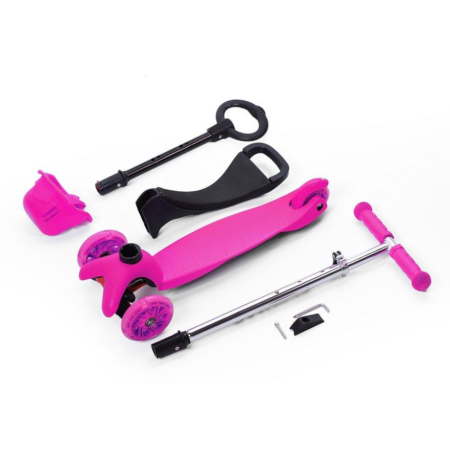 Buy Rimable Toddler Adjustable Height 4 In1 Kick Scooter With Big Light ...