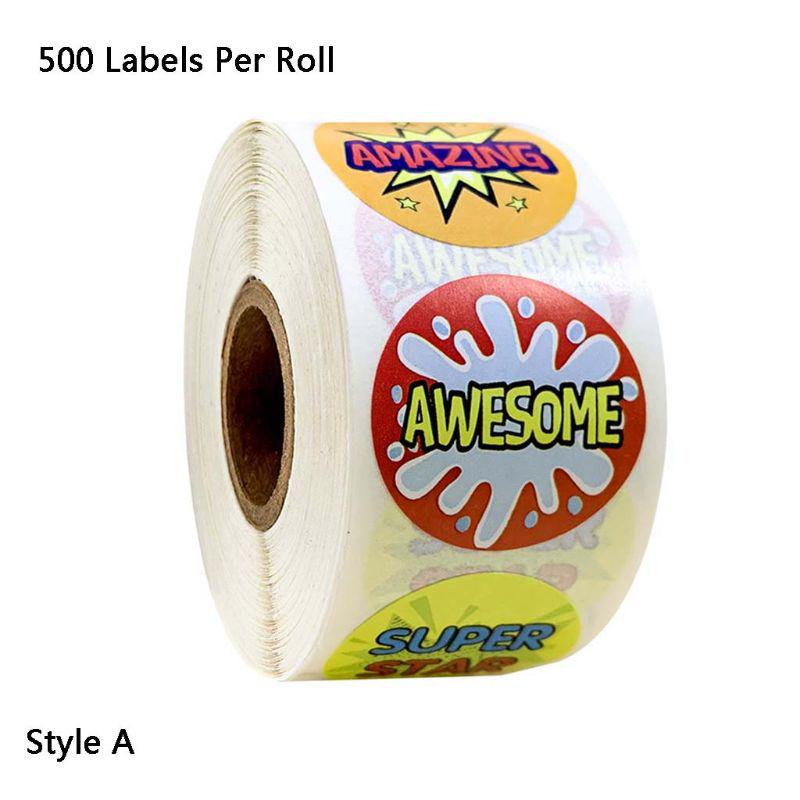 Cheap 500pcs/roll Toys Stickers Diary Scrapbooking Teacher Incentive ...