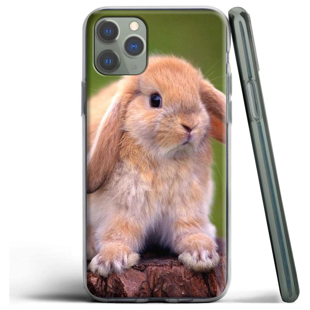 Cheap Cute Baby Rabbit Bunny Silicone Case for Apple iPhone 12 Mini 11 ...