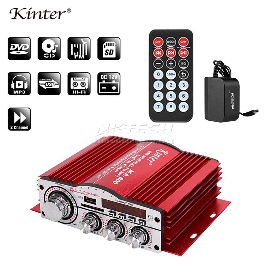 Buy MA-800 Kinter Car Power Amplifier IR Remote Digital Player HiFi ...