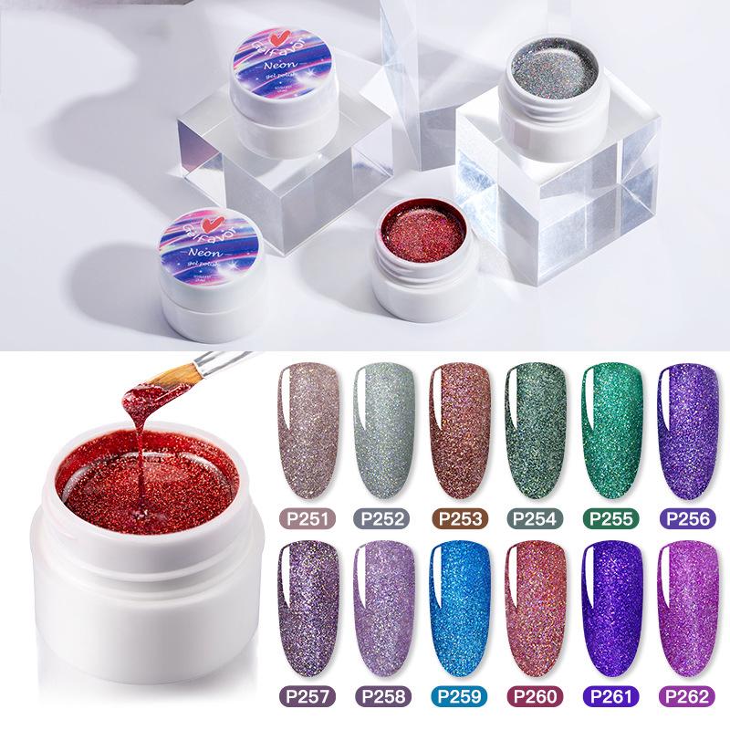 Rainbow Gel Nail Polish Set for Manicure Gel Varnish DIY Off Primer UV ...