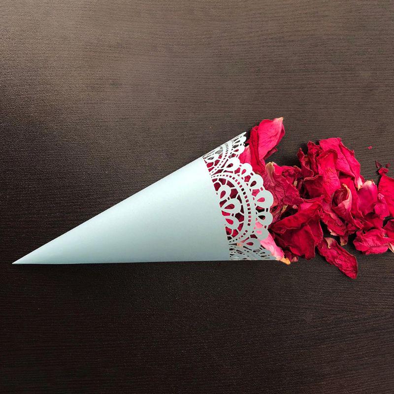 Buy New 50pcs Laser Cut Lace Laying Petal Candy Wedding Party Favors ...