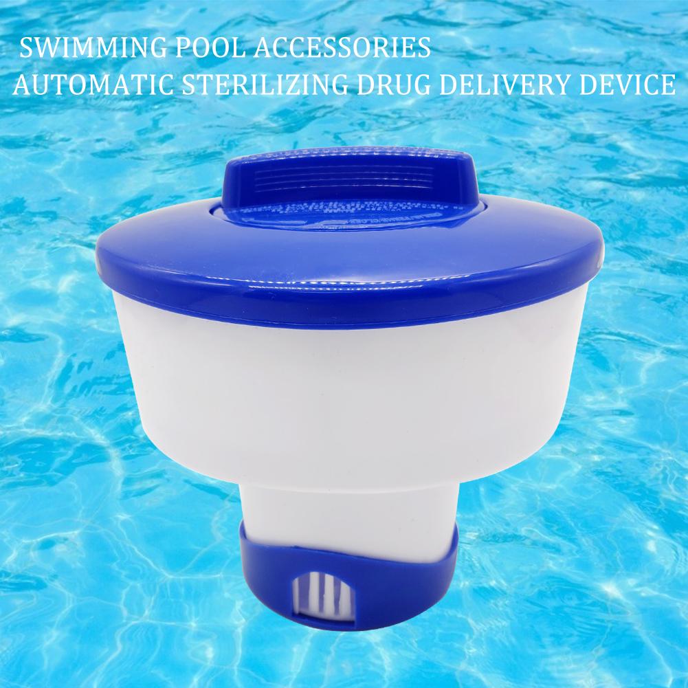 Buy Swimming Pool Floating Pill Box Retractable Self-sterilizer Drug ...