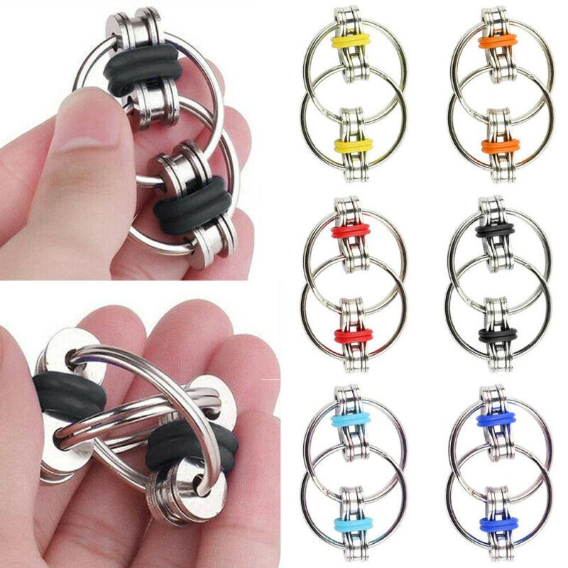 Buy Fidget Bike Chain Ring Finger Spinner Stress Relief ADHD Sensory ...