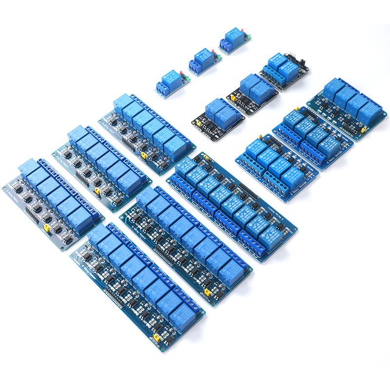 Buy 5V 12V 24V Relay Module With Optocoupler Relay Output 1 2 4 6 8 Way Relay Module at ...