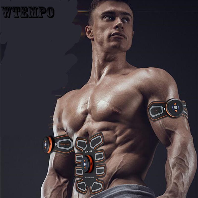 Buy Electric Muscle Stimulator Trainer Smart Fitness Abdominal Training ...