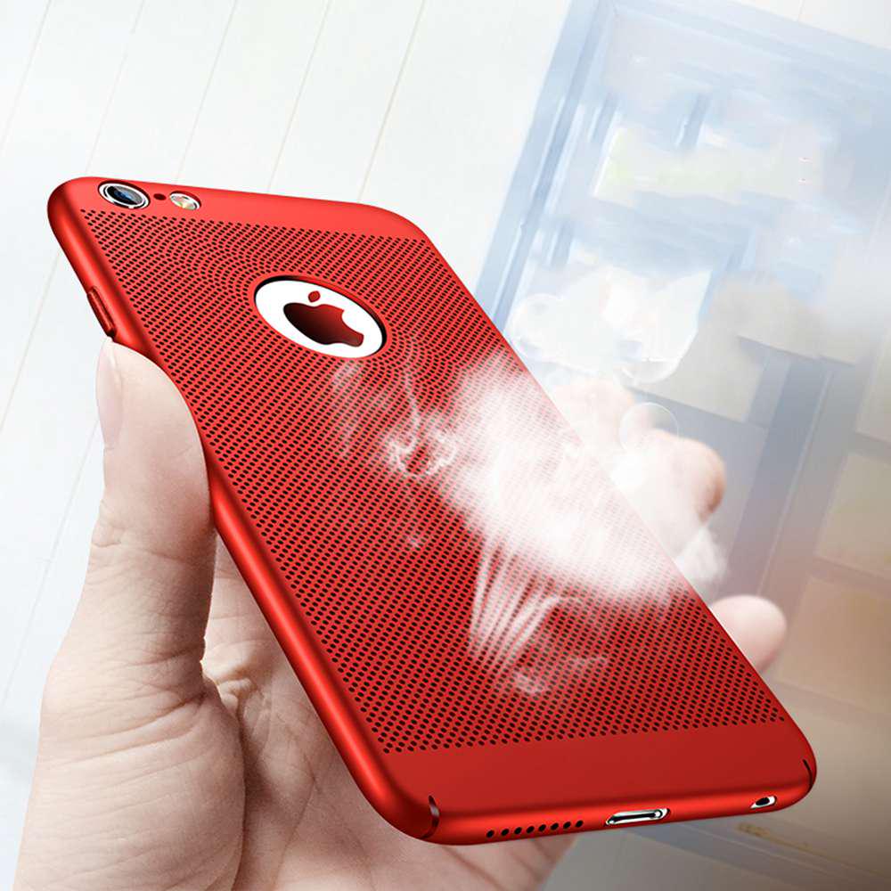Buy Ultra Thin IPhone Case Honeycomb Back Cover Cooling Shell Scrub ...