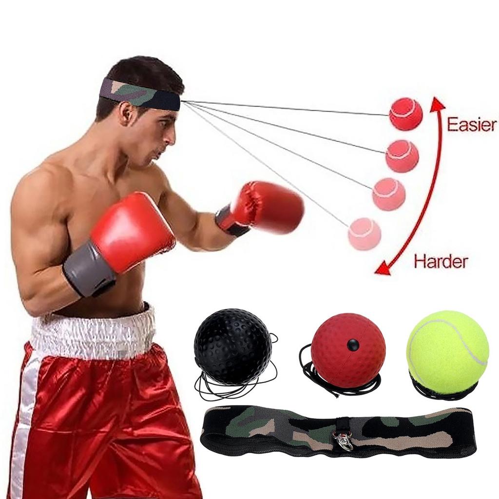 Buy Boxing Reflex Speed Punch Ball Training Hand Eye Coordination with ...