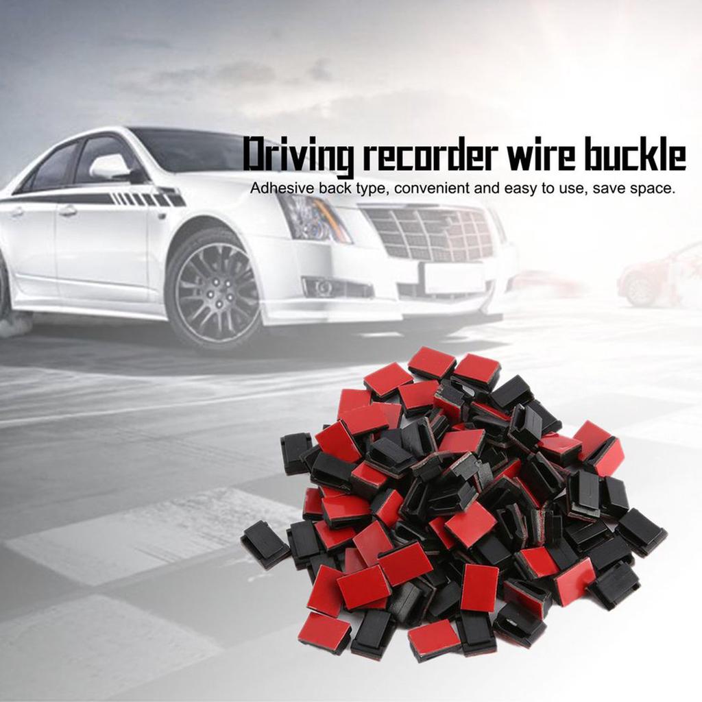 Buy 50pcs Adhesive Car Cable Organizer Clips Cable Winder Drop Cable ...